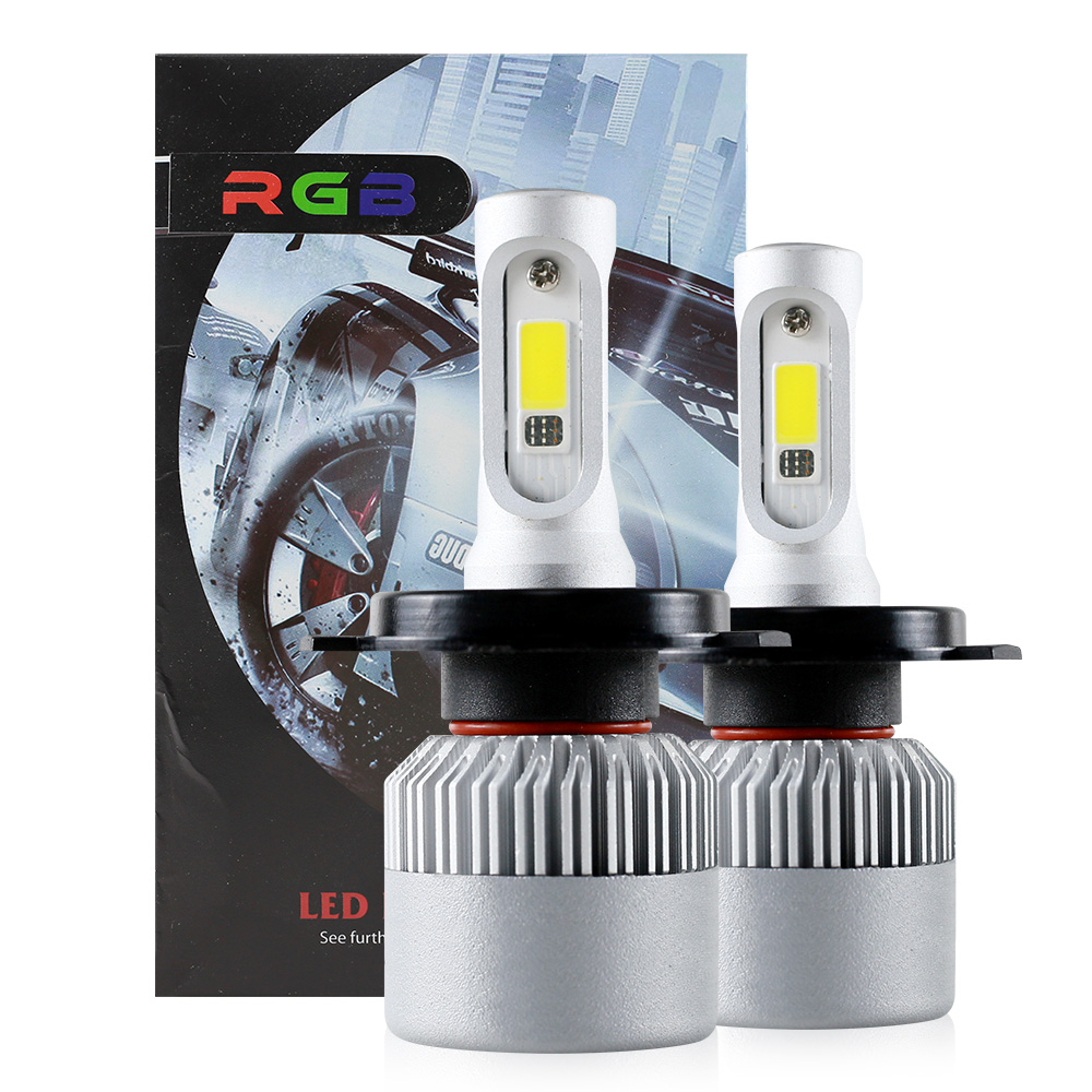 New Super Bright RGB Cob Led Car Headlight Bulbs Kit-LED汽車燈 | 汽車改裝燈泡 ...
